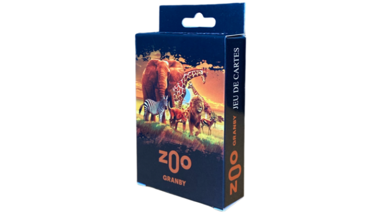Granby Zoo card game - Boutique du Zoo de Granby