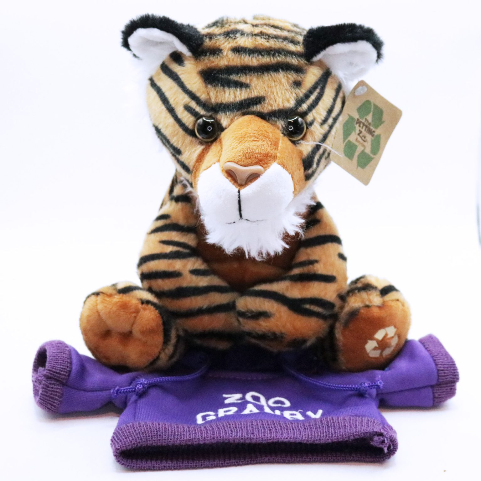 Tiger Plush – Zoo de Granby embroidered sweater - Boutique du Zoo de Granby