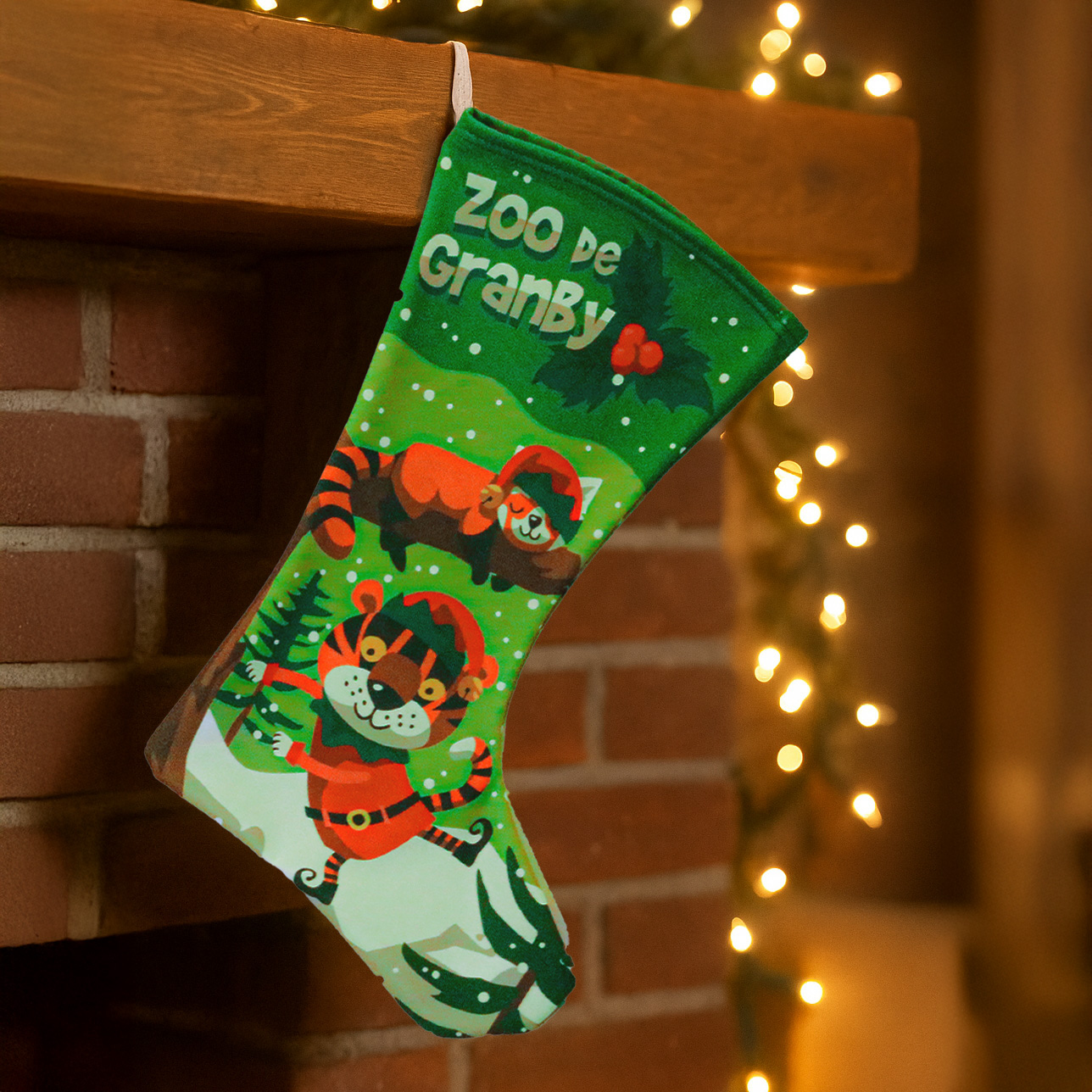 Christmas Stocking - Boutique du Zoo de Granby